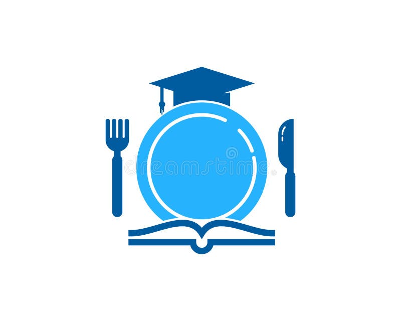 Education Food Icon Logo Design Element Stock Vector - Illustration of ...