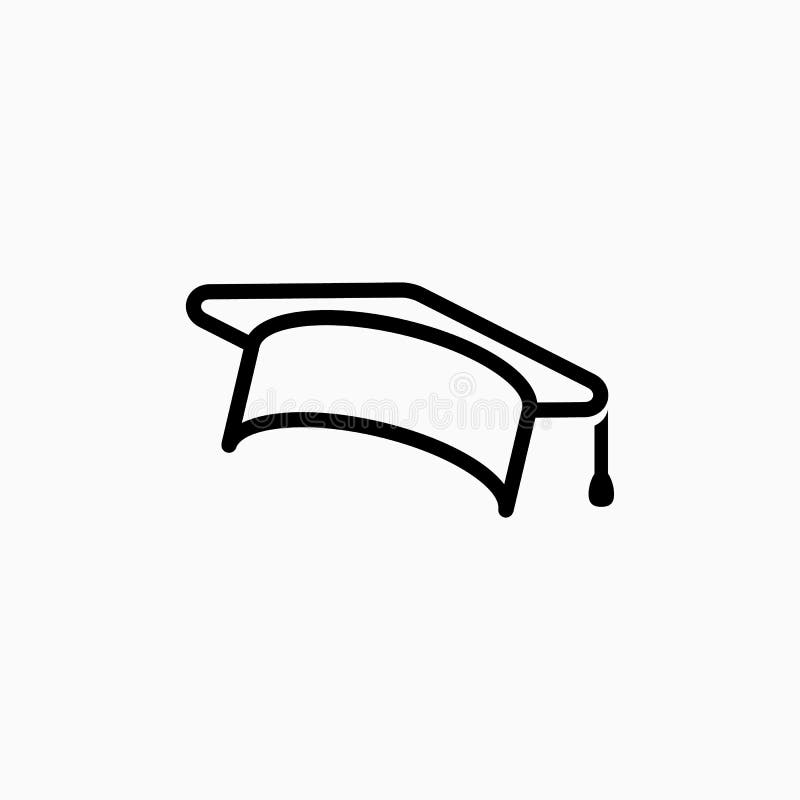 Education, Graduation Cap/hat Icon Simple Vector Illustration Stock ...