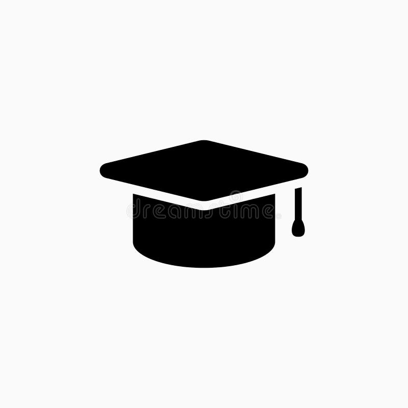 Education, Graduation Cap/hat Icon Simple Vector Illustration Stock ...