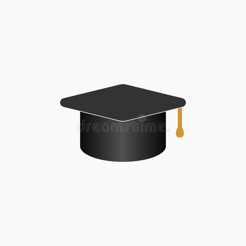 Education, Graduation Cap/hat Icon Simple Vector Illustration Stock ...