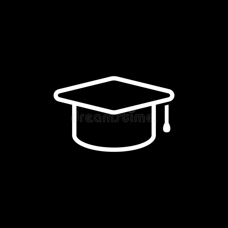 Education, Graduation Cap/hat Icon Simple Vector Illustration Stock ...