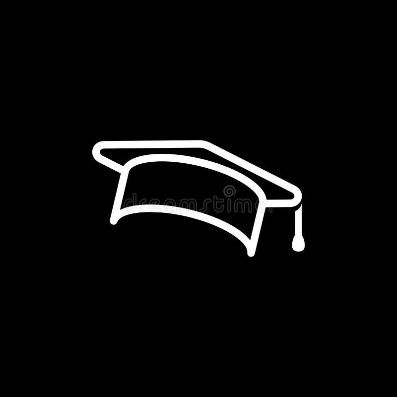 Education, Graduation Cap/hat Icon Simple Vector Illustration Stock ...