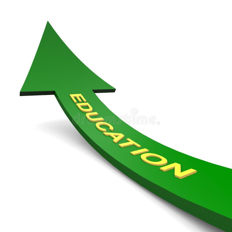 Education stock illustration. Illustration of arrow, university - 31464767