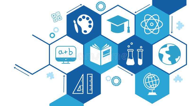 Education Icon Concept. Vector Illustration Stock Vector - Illustration ...