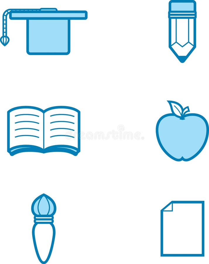 Education Icon Designs stock vector. Illustration of education - 64777775
