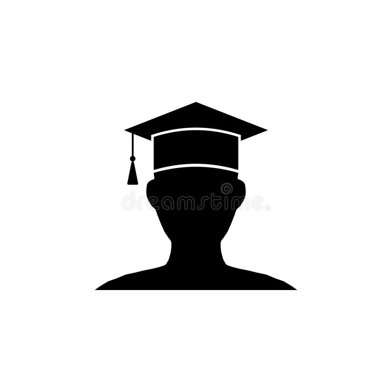 Graduate Students in Gown and Graduation Cap. Graduation Ceremony Stock ...
