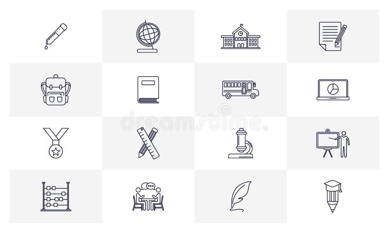 Education Icon Logo Concepts Vector, Creative Design Template ...