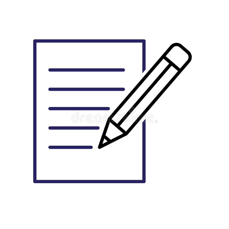 Education Icon. Notes and Highlighting Tools Stock Vector ...