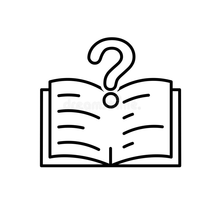 Education Icon. Question or Issue Stock Vector - Illustration of ...