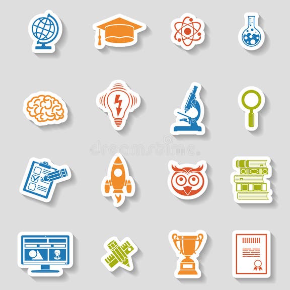 Online Learning Sticker Stock Illustrations – 1,317 Online Learning ...