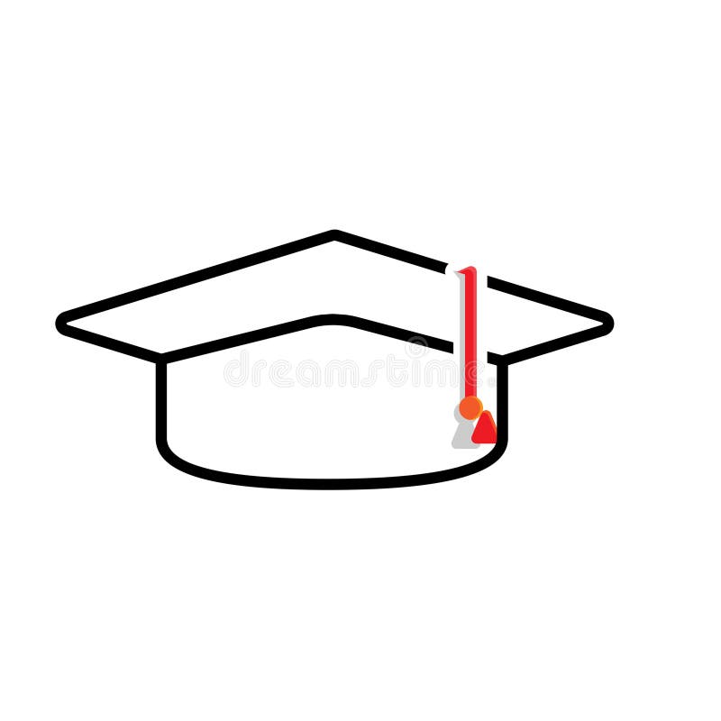 Student graduation hat stock vector. Illustration of universityl - 80859467