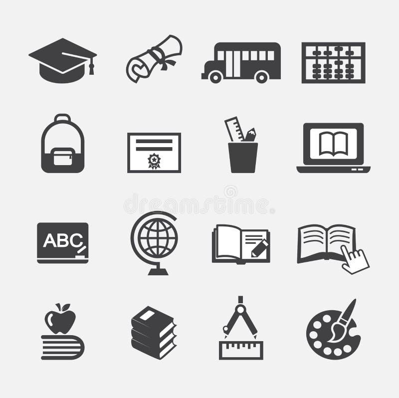 Education icon stock vector. Illustration of open, dictionary - 46093882