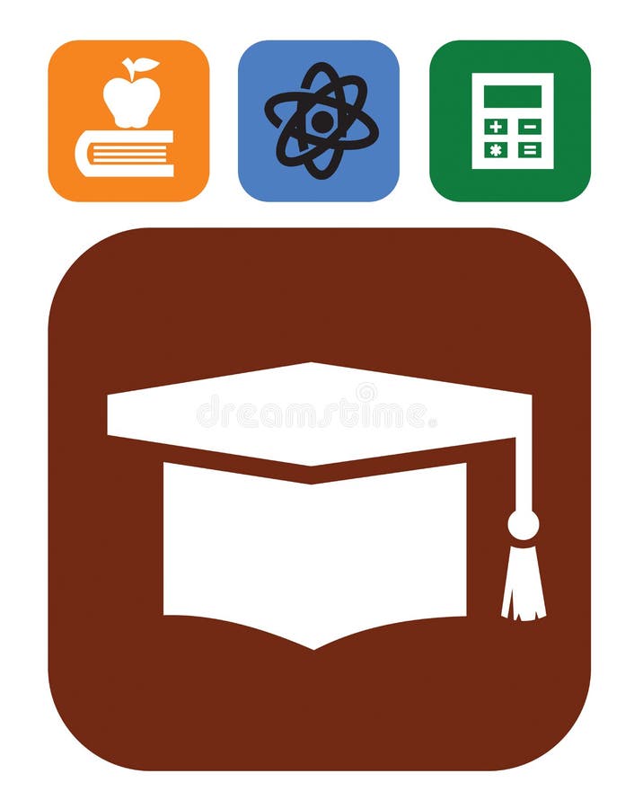 Icons set education stock vector. Illustration of college - 33034070