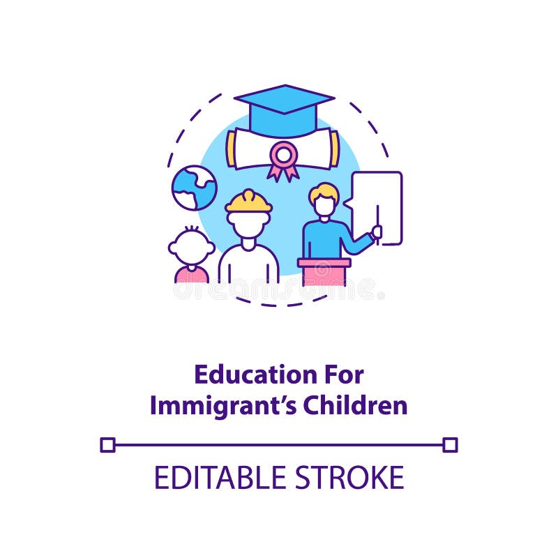 Children Immigrant School Stock Illustrations – 14 Children Immigrant ...