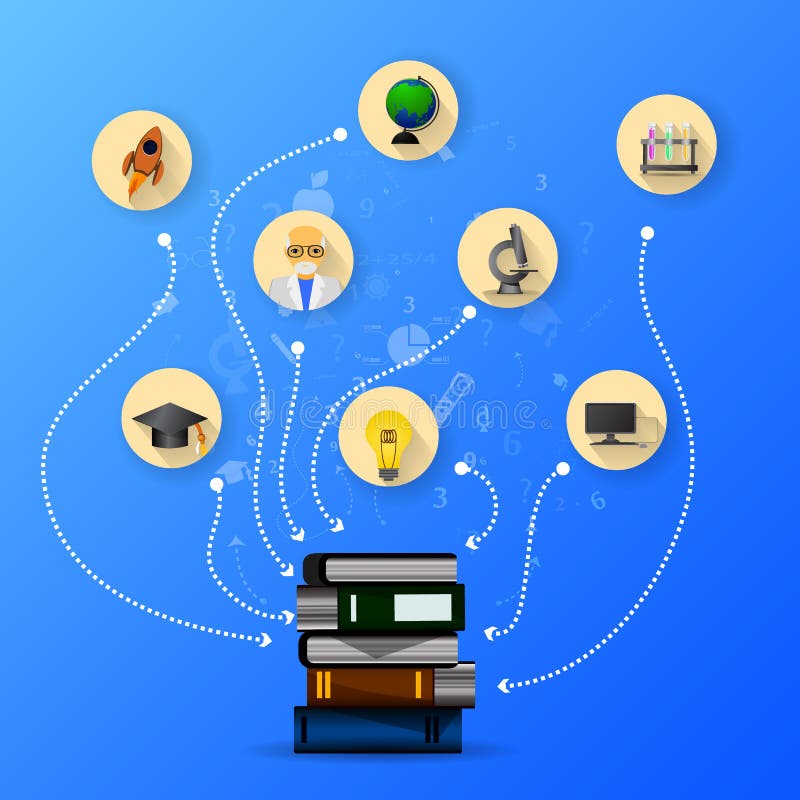 Education infographic stock vector. Illustration of earth - 49227822
