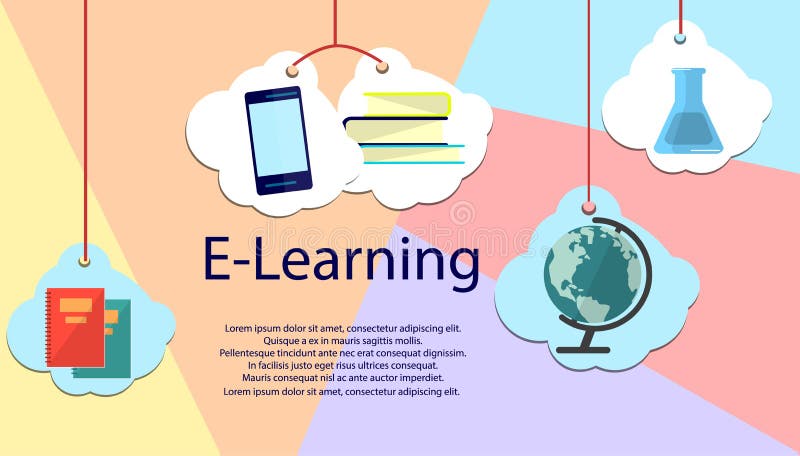 Education Infographic. Flat Vector Illustration for E-learning and ...