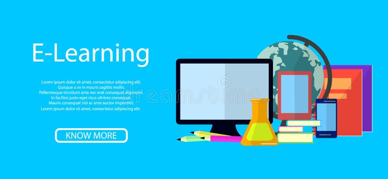 Education Infographic. Flat Vector Illustration for E-learning and ...