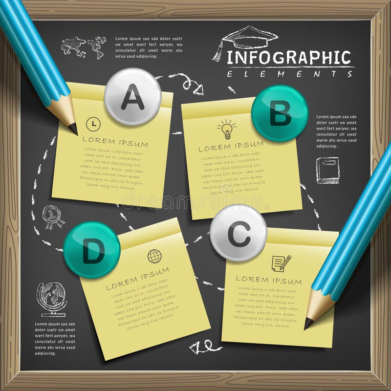 Infographic Chalkboard Stock Illustrations – 8,331 Infographic ...