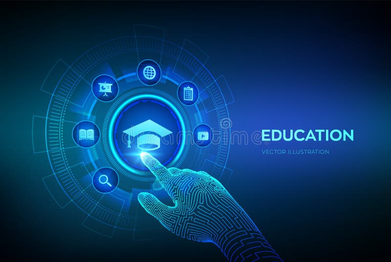 Education Online Technology Stock Illustrations – 173,166 Education ...