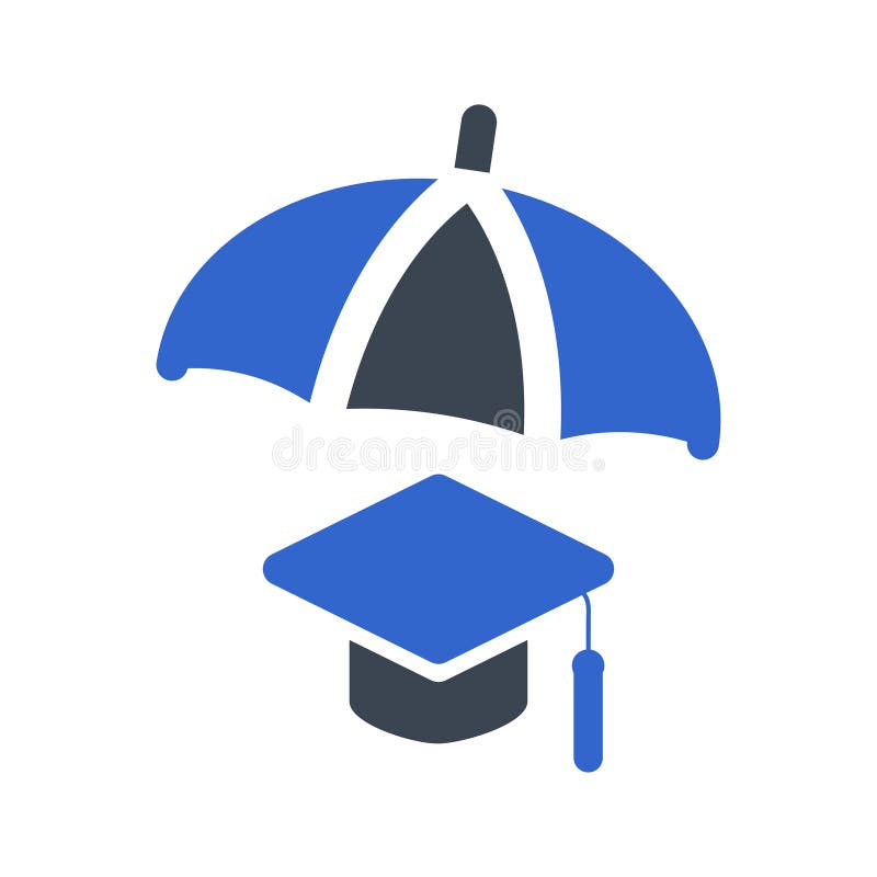 Education insurance icon stock vector. Illustration of diploma - 192073573