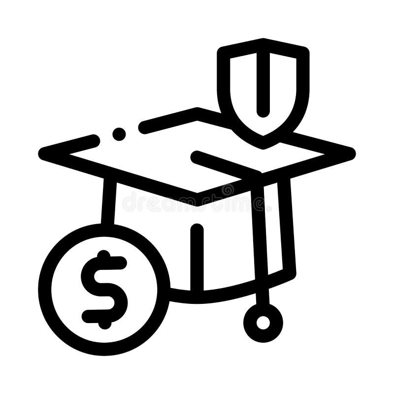 Education Insurance Icon Vector Outline Illustration Stock Vector ... Education Insurance Icon Vector Outline Illustration Stock Vector ...