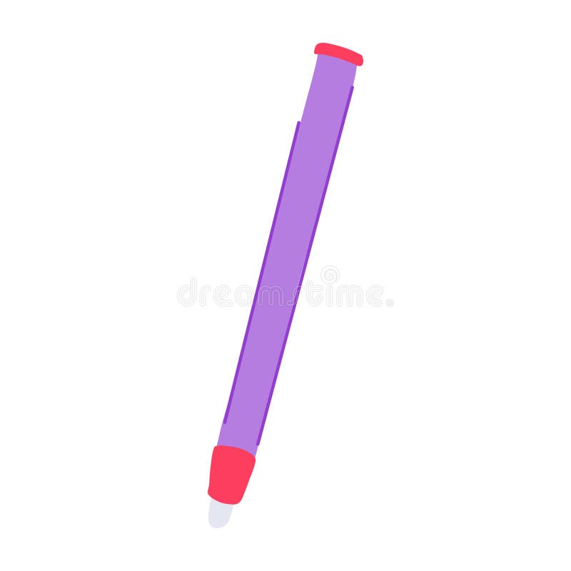 Education Interactive Whiteboard Pen Cartoon Vector Illustration Stock ...