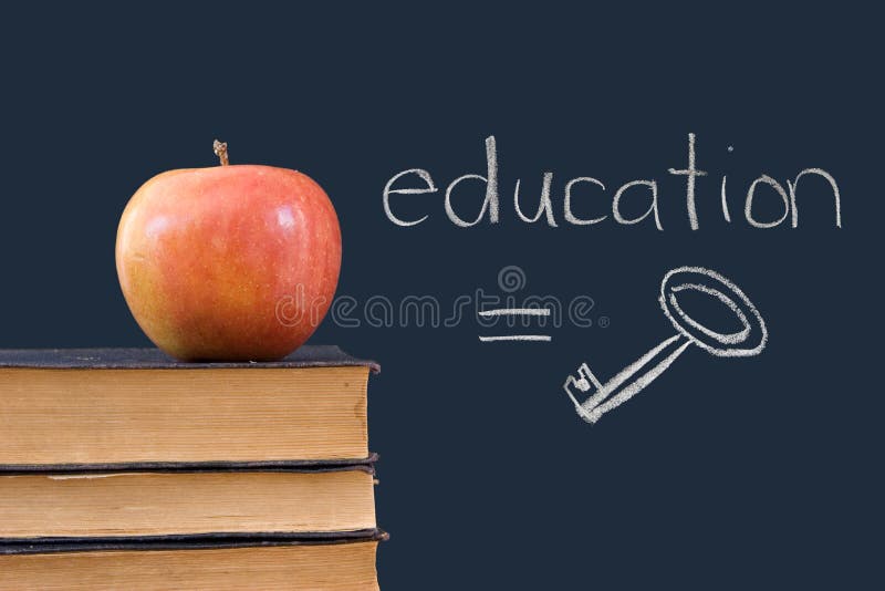Education is the Key stock image. Image of board, chalk - 5528539