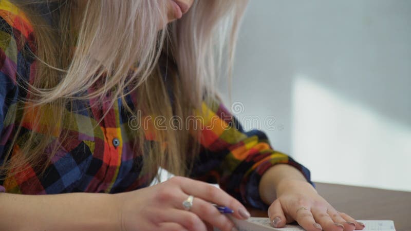 Knowledge, Girl and Students in a Classroom, Writing and Education with ...
