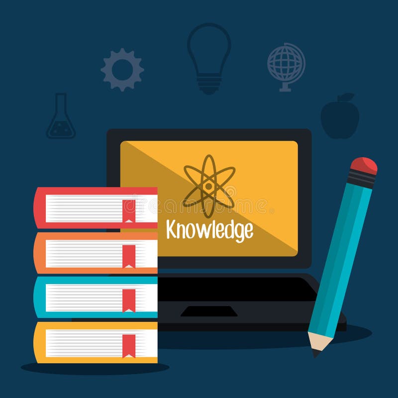 Education and knowledge stock vector. Illustration of creative - 63130454