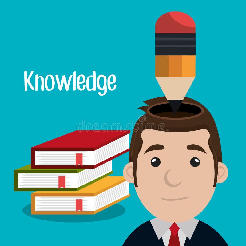 Education and knowledge stock vector. Illustration of educational ...
