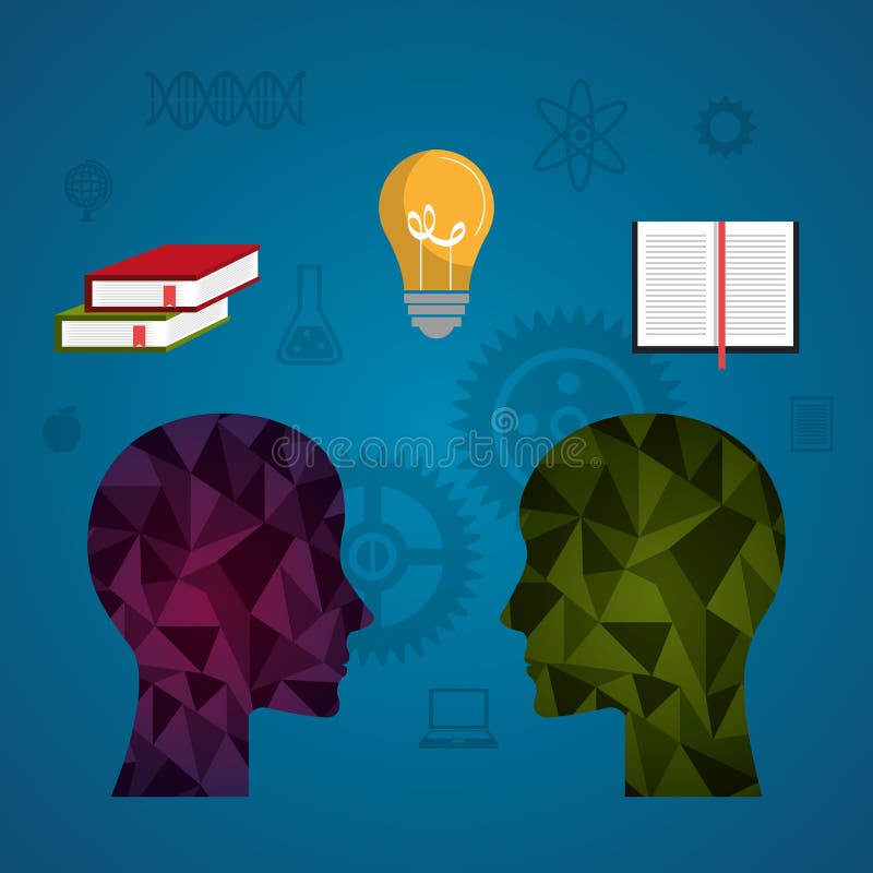 Education and knowledge stock vector. Illustration of bulb - 63130553