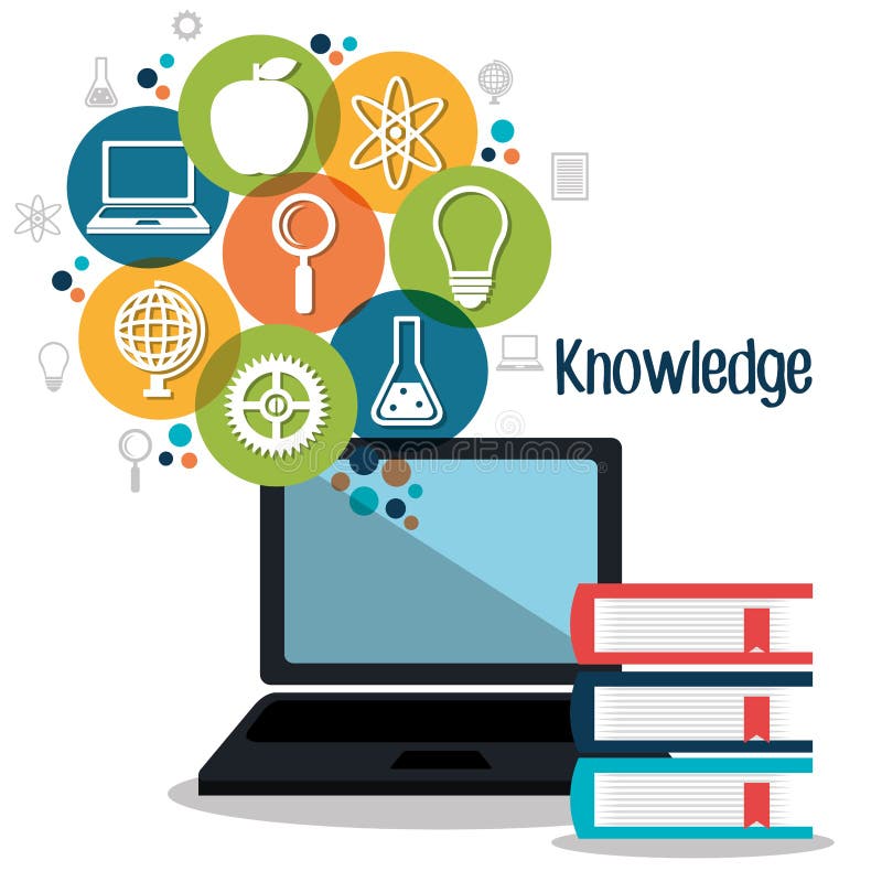 Education and knowledge stock vector. Illustration of information ...