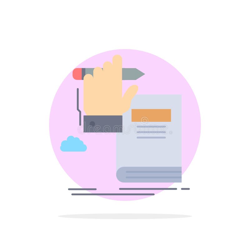 Education, Knowledge, Learning, Progress, Growth Flat Color Icon Vector ...