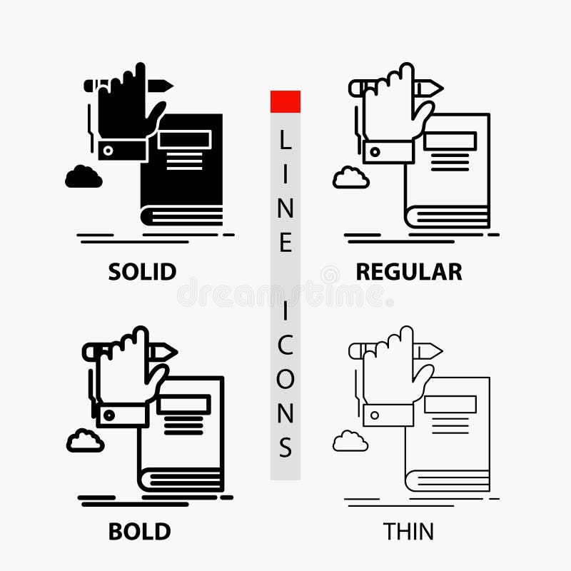 Education, Knowledge, Learning, Progress, Growth Icon in Thin, Regular ...