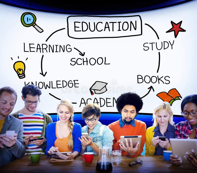 Education Knowledge School Learning Studying Concept Stock Image ...