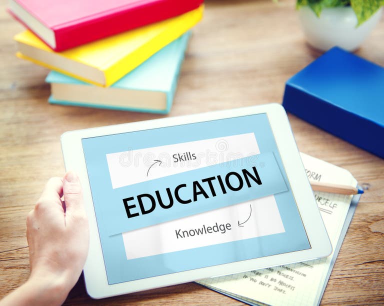 Education Knowledge Skills Learning Concept Stock Image - Image of note, device: 85113919