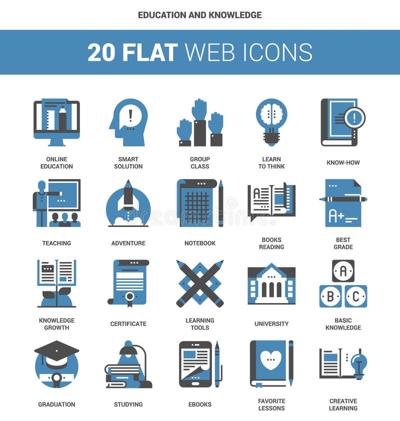 Education and Knowledge stock vector. Illustration of brainstorming ...