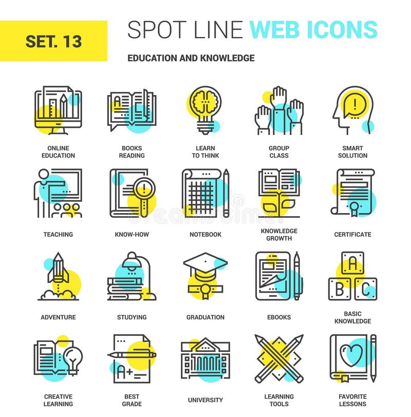 Education and Knowledge stock vector. Illustration of idea - 89741427