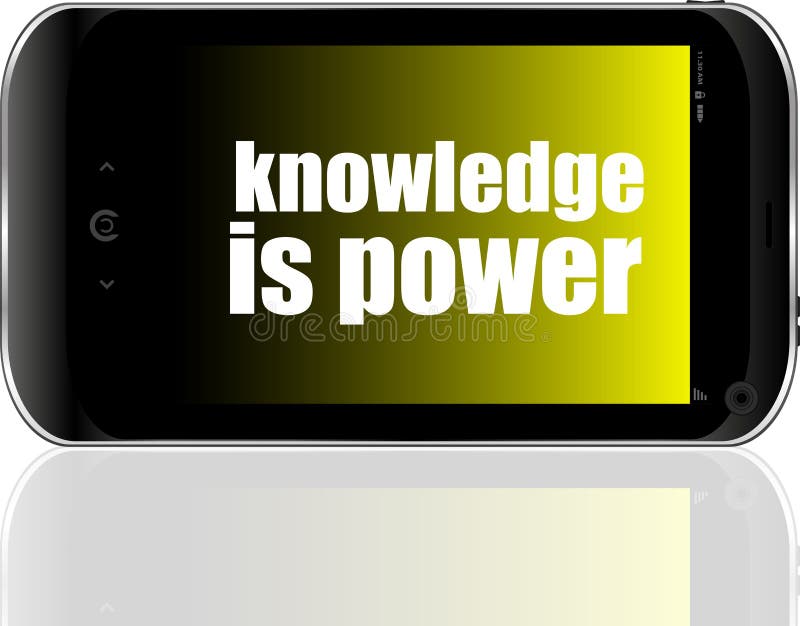 Education and Learn Concept. Text Knowledge is Power Stock Photo ...