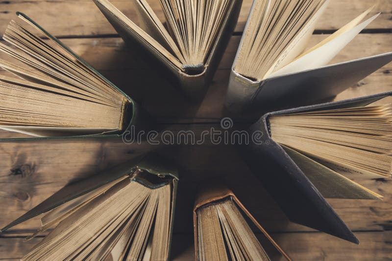 Education Learning Concept with Opening Books Stock Image - Image of ...