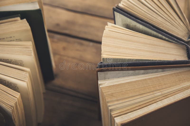 Education Learning Concept with Opening Books Stock Photo - Image of ...