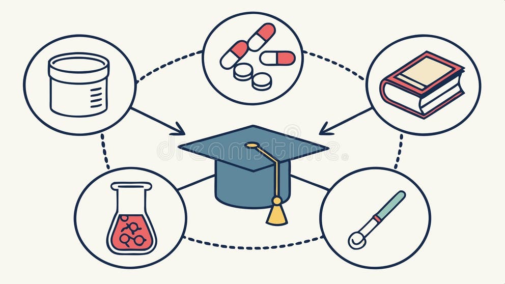 Education and Learning Diagram, Concept of Knowledge and Study Process ...