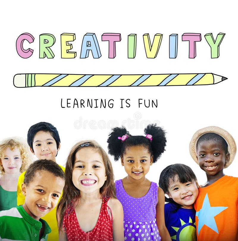 Education Learning is Fun Children Graphic Concept Stock Image - Image ...