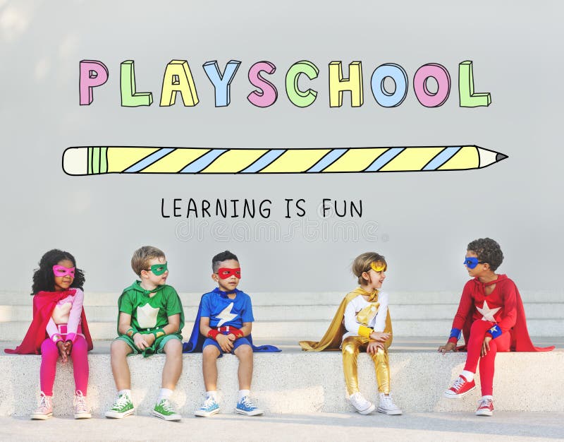 Education Learning is Fun Children Graphic Concept Stock Image - Image ...