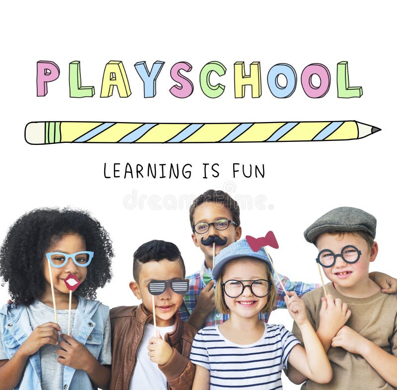 Education Learning is Fun Children Graphic Concept Stock Image - Image ...