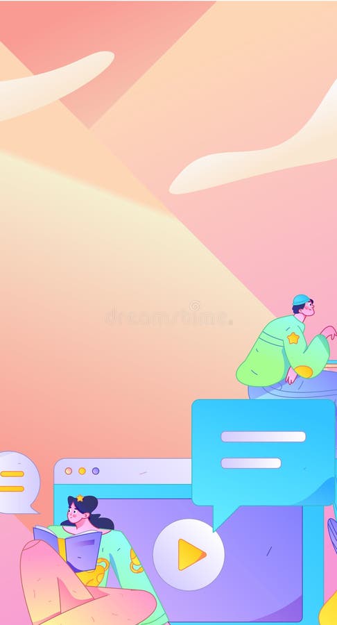 Education and Learning People Flat Vector Concept Hand Drawn ...