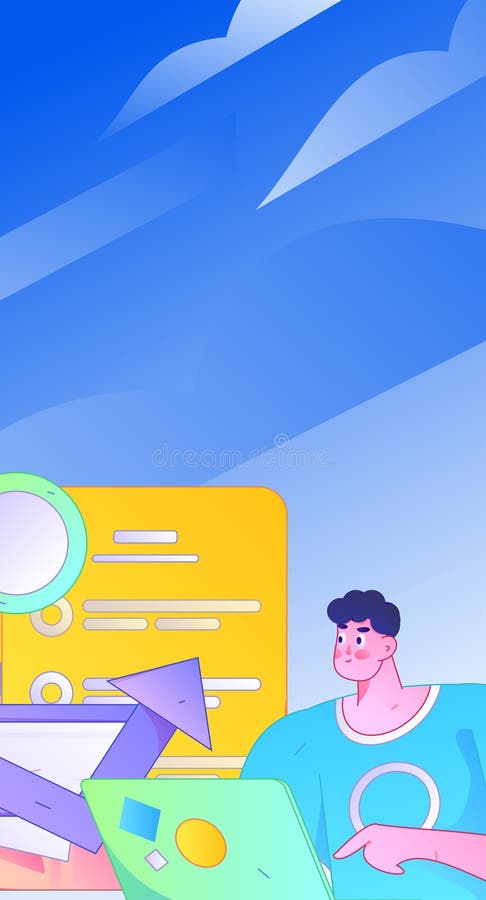 Education and Learning People Flat Vector Concept Hand Drawn ...