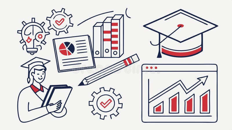 Education and Learning Process, Infographic Diagram Vector Design ...