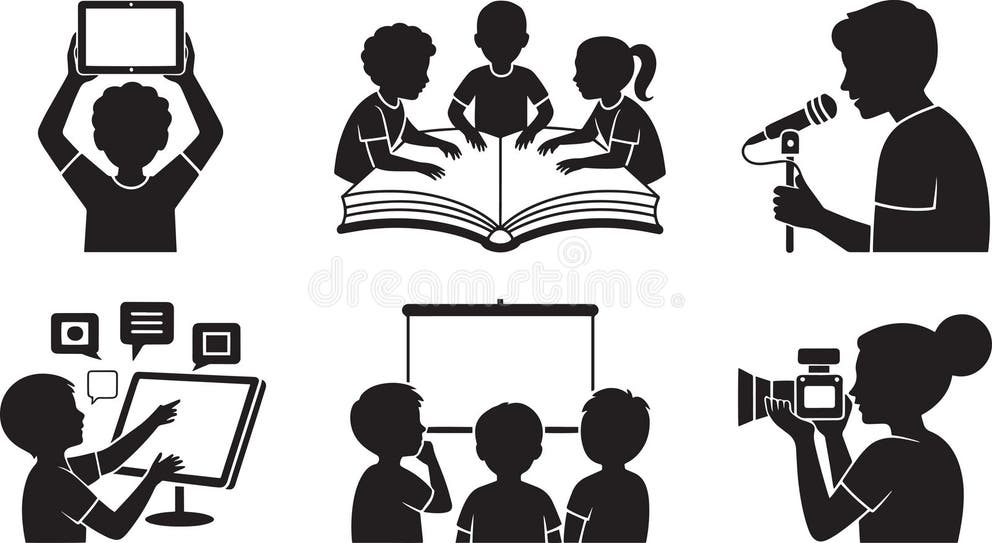 Presentation Silhouette Set Stock Illustrations – 42,656 Presentation ...