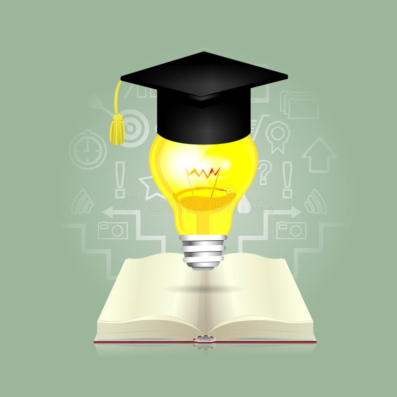 Education stock vector. Illustration of head, learning - 51576104